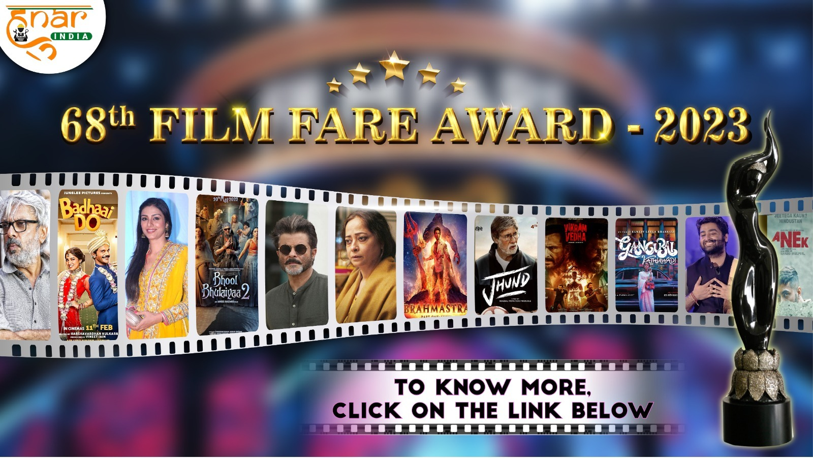 Filmfare Awards 2023 Watch Online Free